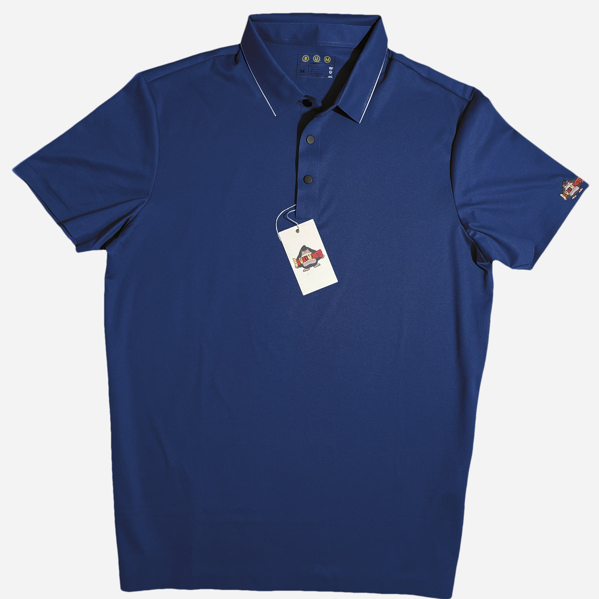 Navy Blue Polo Shirts with Short Sleeve – Big Ugly Monster